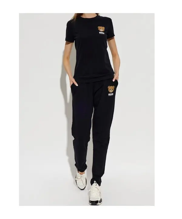 Moschino Bear-printed Short Sleeved T-shirt