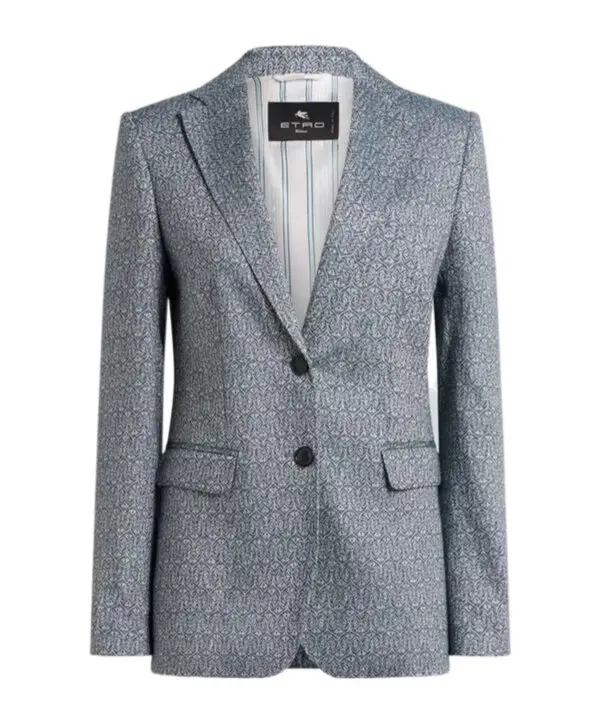 Etro Jacquard Single-breasted Jacket