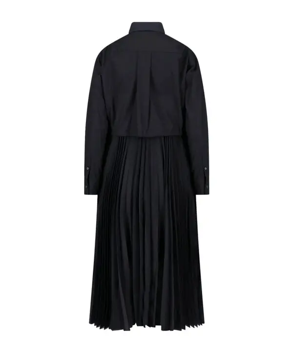 Sacai Long-sleeved Dress
