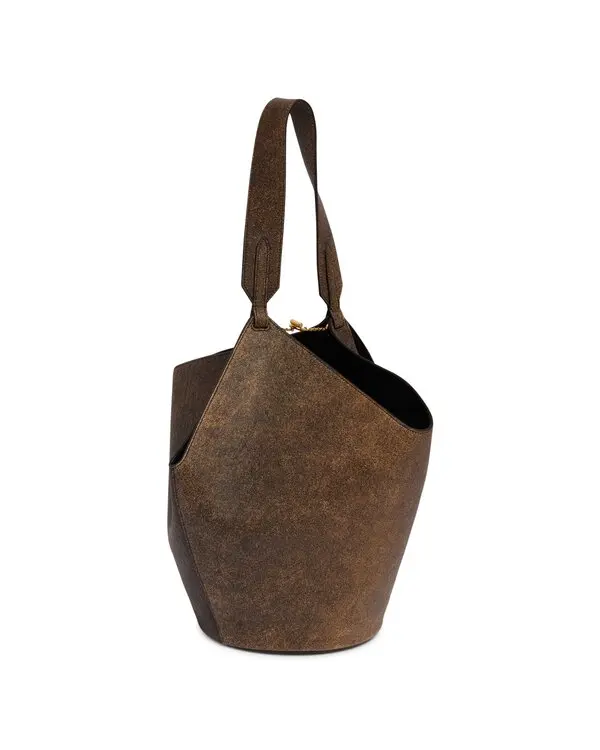 Khaite Lotus Tote Bag - Brown