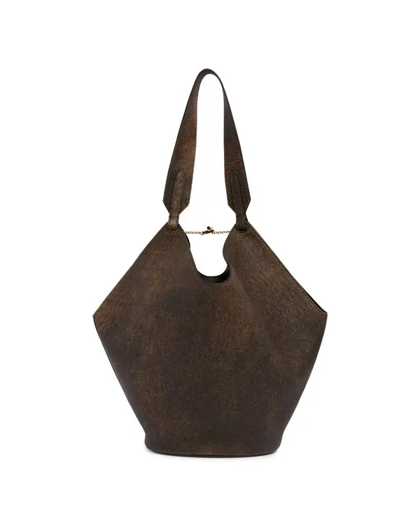 Khaite Lotus Tote Bag - Brown