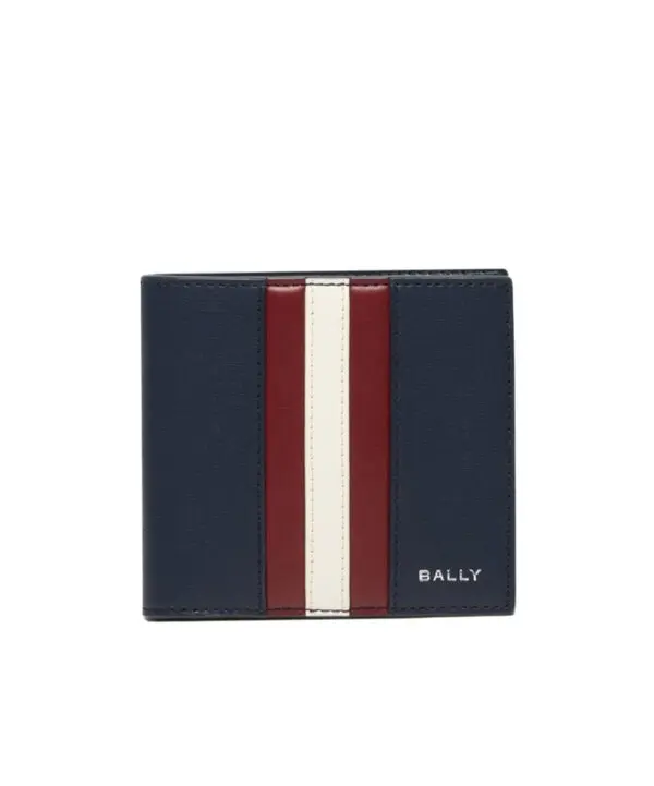 Bally Mythos Stripe Bifold Wallet