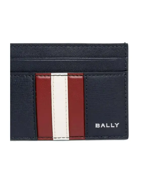 Bally Logo-printed Striped Cardholder