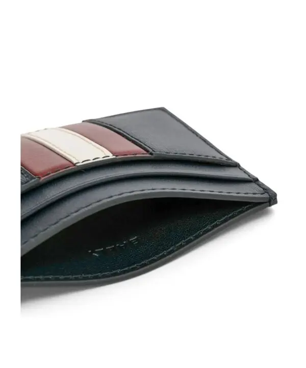 Bally Logo-printed Striped Cardholder