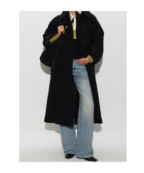 A.p.c. Lea Belted Double-breasted Coat