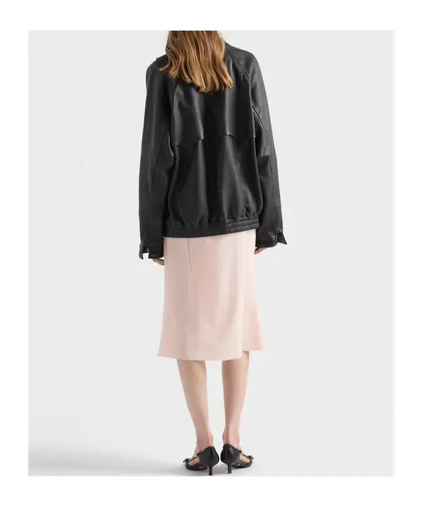 Prada Nappa Leather Blouson Jacket