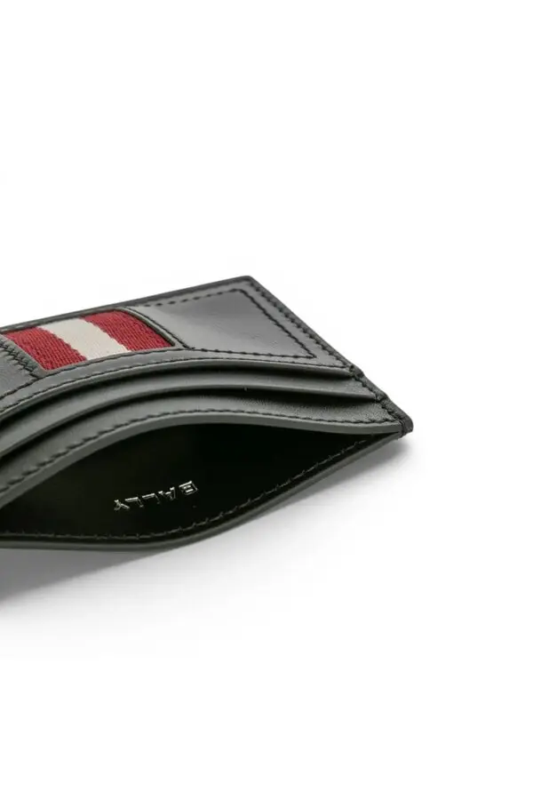 Bally Stripe Leather Cardholder