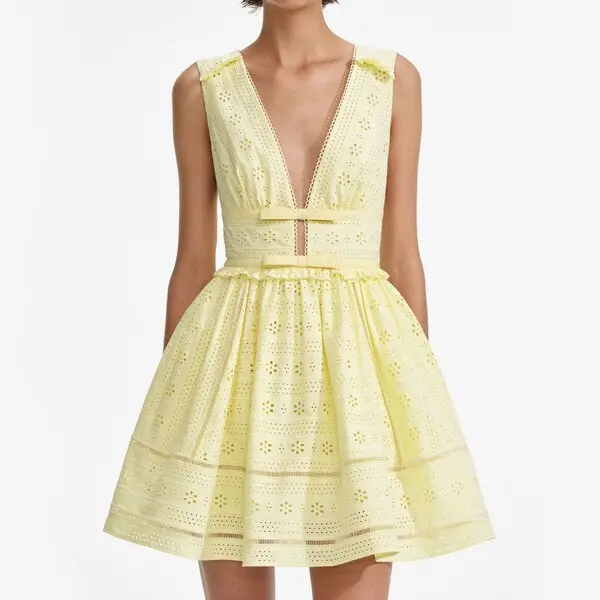 SELF-PORTRAIT Cotton Dress