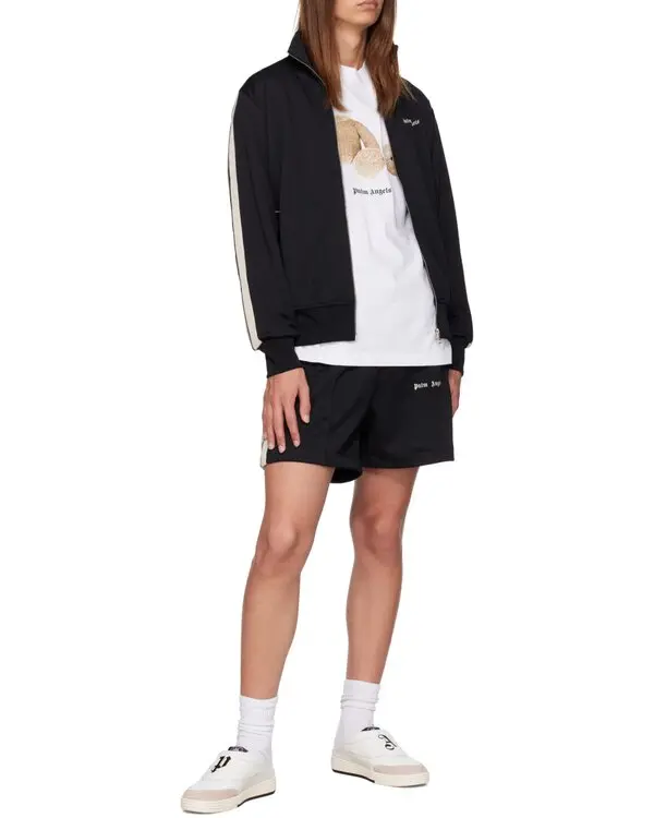 Palm Angels Logo Embroidered Track Jacket