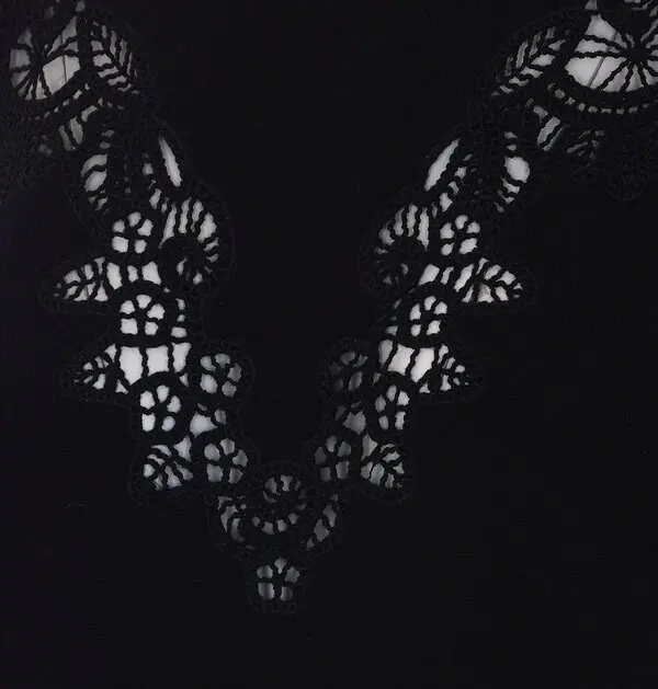 Zimmermann Lace Trim Turtleneck Knitted Sweater