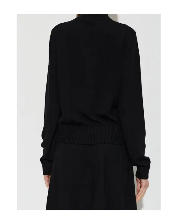Zimmermann Lace Trim Turtleneck Knitted Sweater