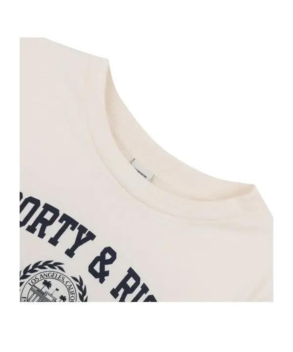 SPORTY  RICH Crew-neck T-shirt