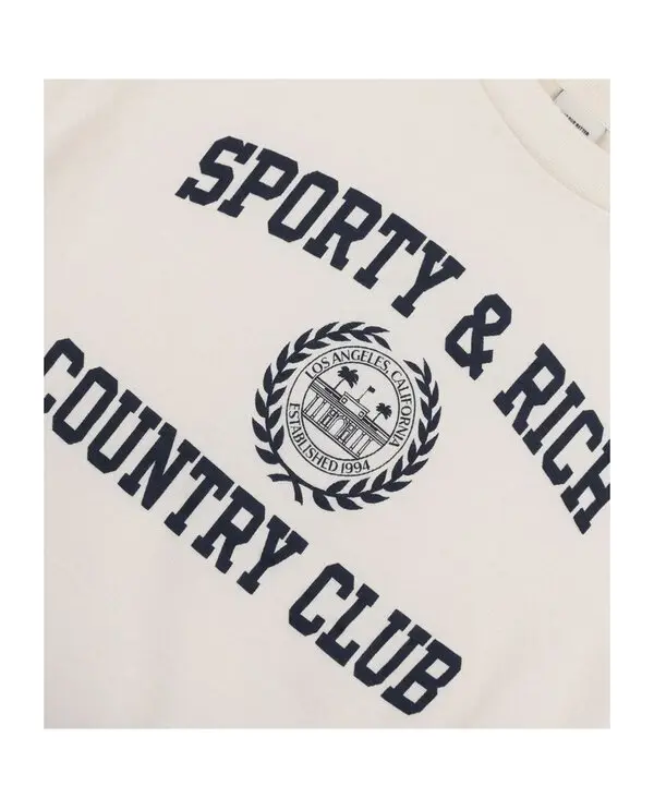 SPORTY  RICH Crew-neck T-shirt