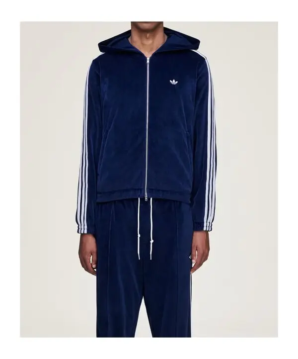 ADIDAS X WALES B ONNER Adidas X Wales Bonner Velour Zipped Track Jacket