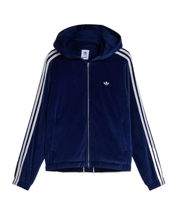 ADIDAS X WALES B ONNER Adidas X Wales Bonner Velour Zipped Track Jacket