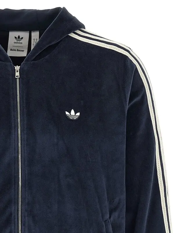 ADIDAS X WALES B ONNER Adidas X Wales Bonner Velour Zipped Track Jacket