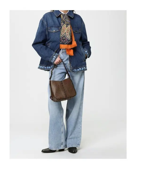 Etro Floral Paisley-patterned Frayed Scarf