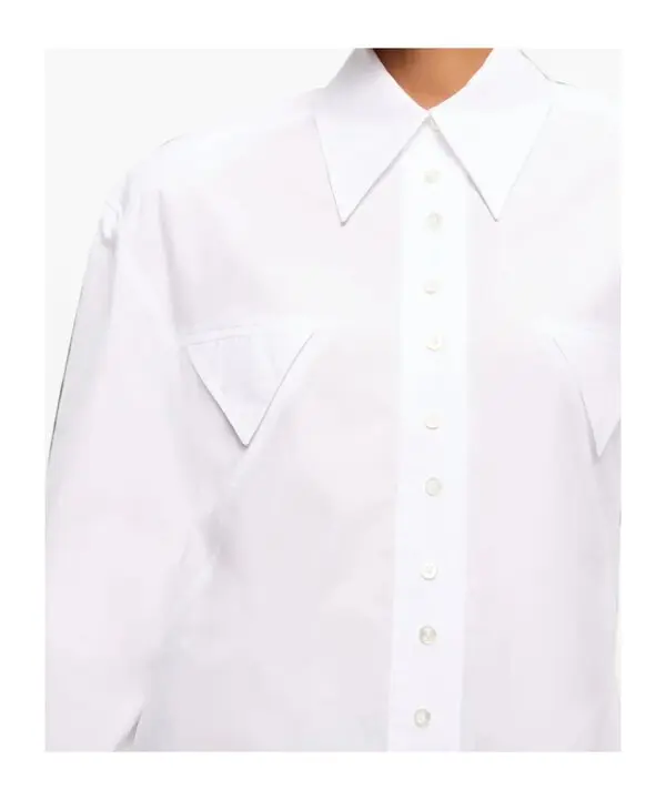 Pinko Slim-fit Shirt With Drawstring - White