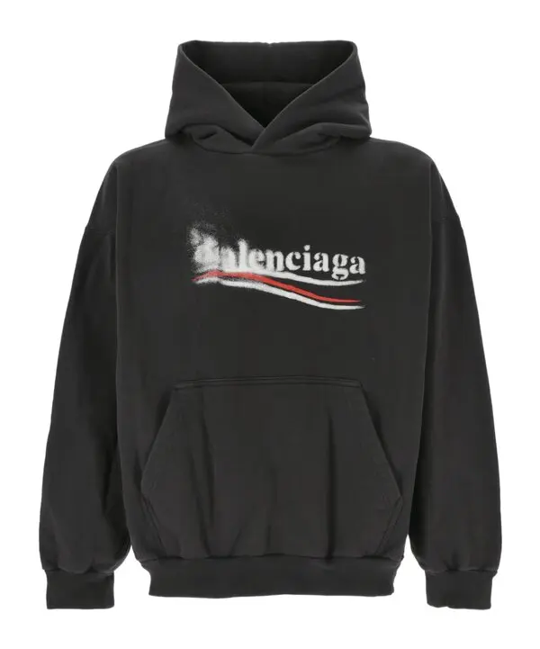 Balenciaga Logo Printed Hoodie