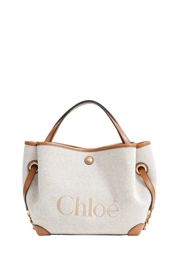Chloé Small Double Carry Bag - Beige