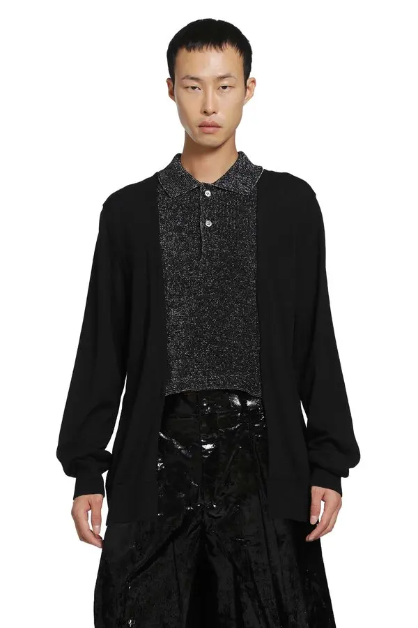 Comme Des Garçons Cardigan With Polo