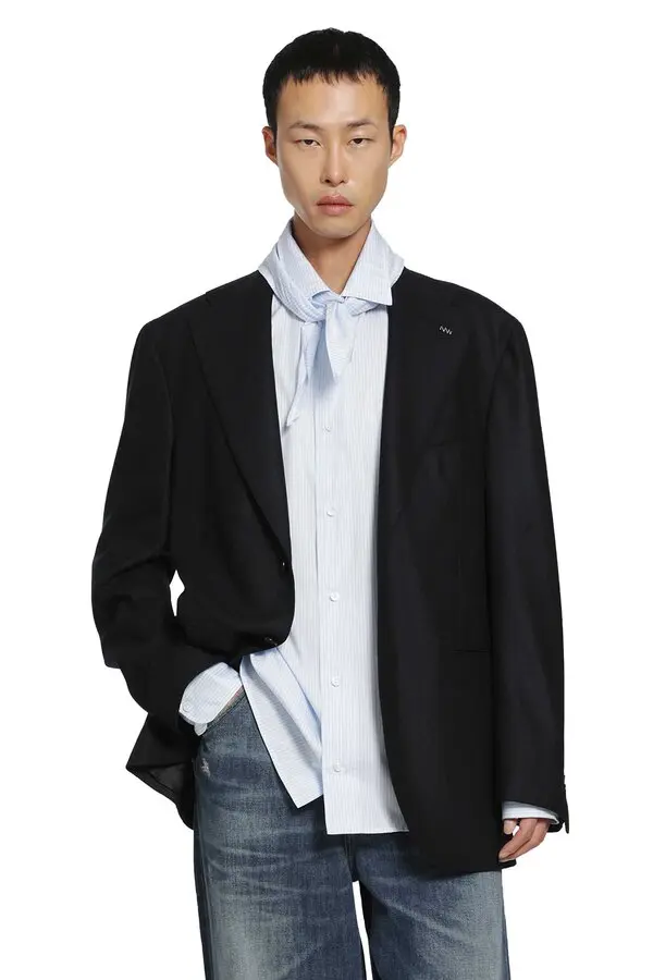 SALON C LUNDMAN Heavy Flannel Blazer