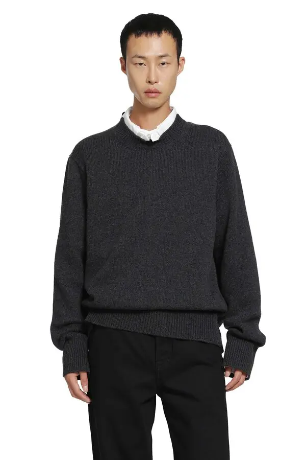 SALON C LUNDMAN Chunky O-neck Sweater