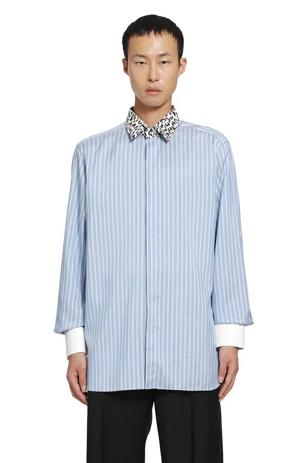 TOM FORD Silk Stripe Contrast Classic Shirt