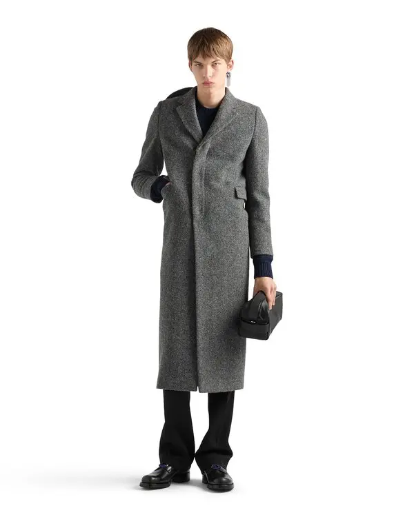 Prada Single-breasted Wool Coat