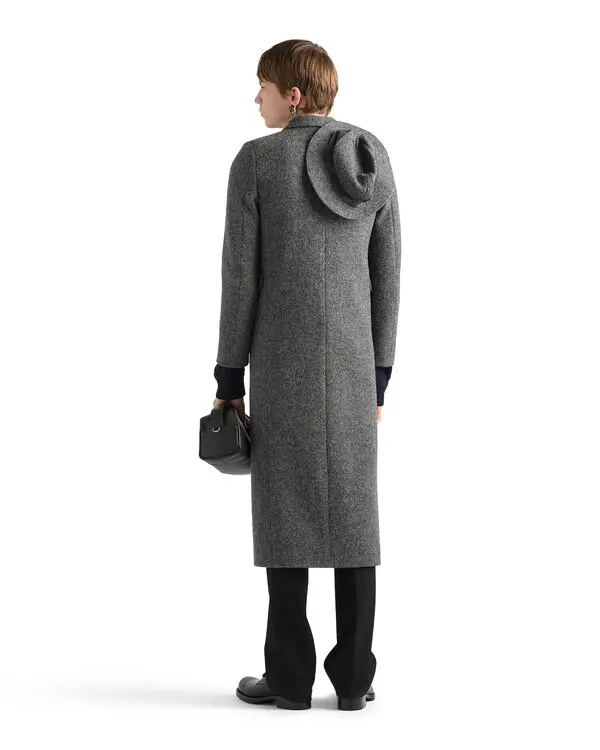 Prada Single-breasted Wool Coat