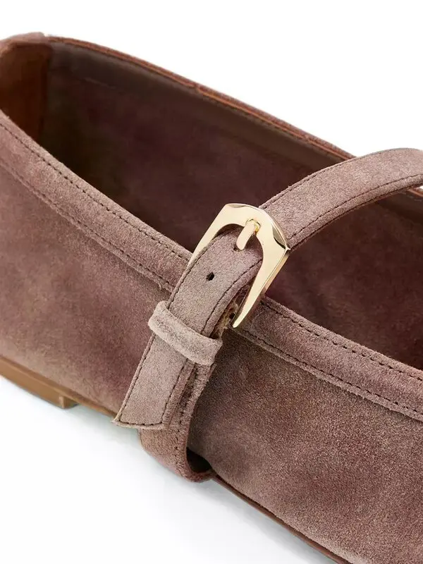 STUART WEITZMAN Sai Suede Ballet Flats