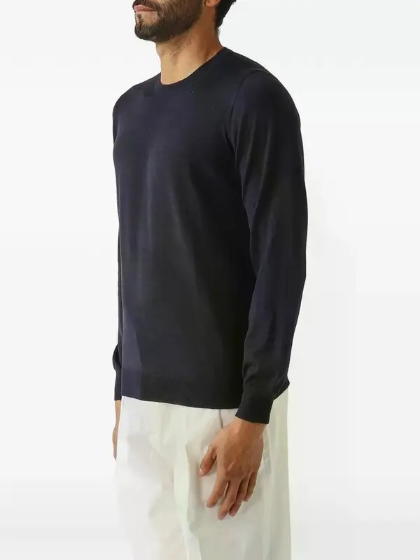 GRAN SASSO Crew-neck Long-sleeve Sweater
