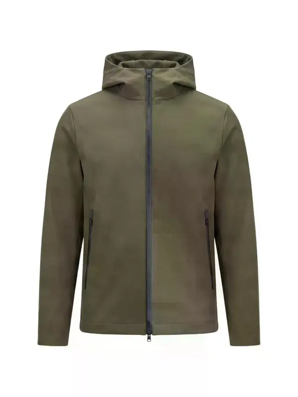 Woolrich Hooded Zip-up Jacket - Green