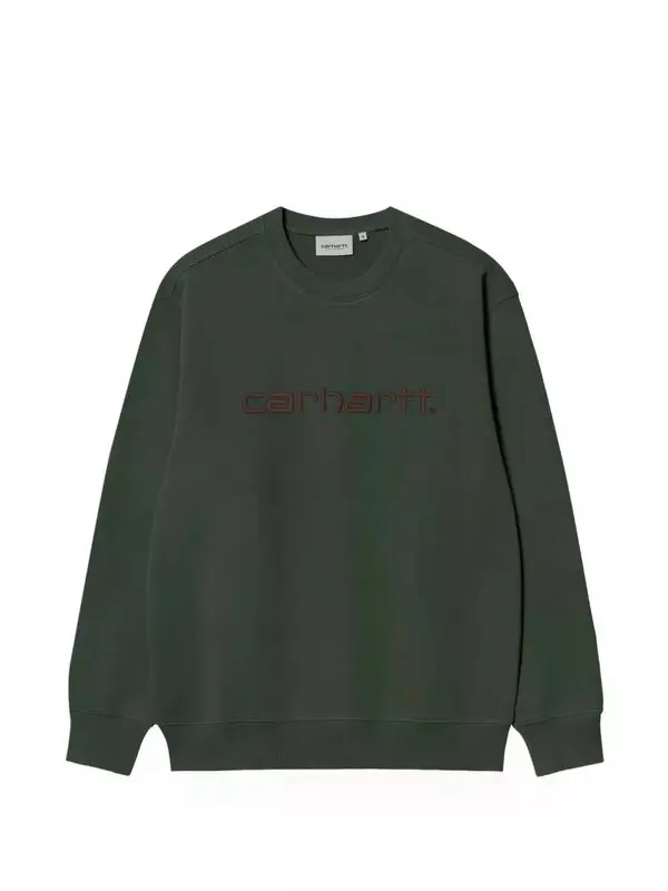 Carhartt Work In Progress Logo-embroidered Sweatshirt - Green