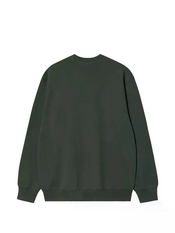 Carhartt Work In Progress Logo-embroidered Sweatshirt - Green