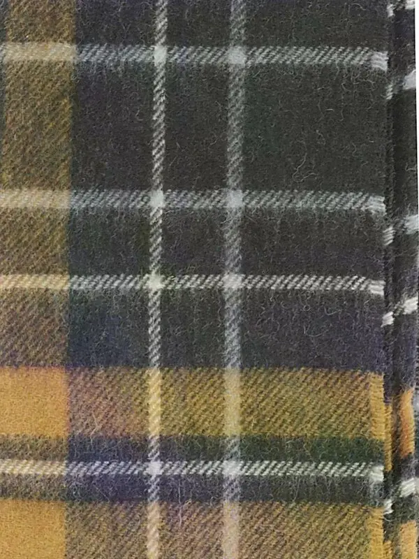 Barbour Tartan Check Fringed Scarf
