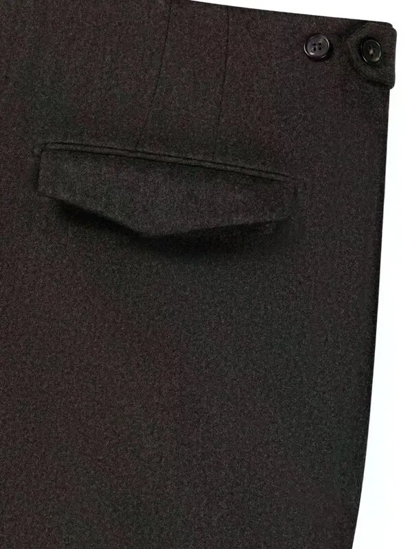 ZANONE Pleated Wool Trousers