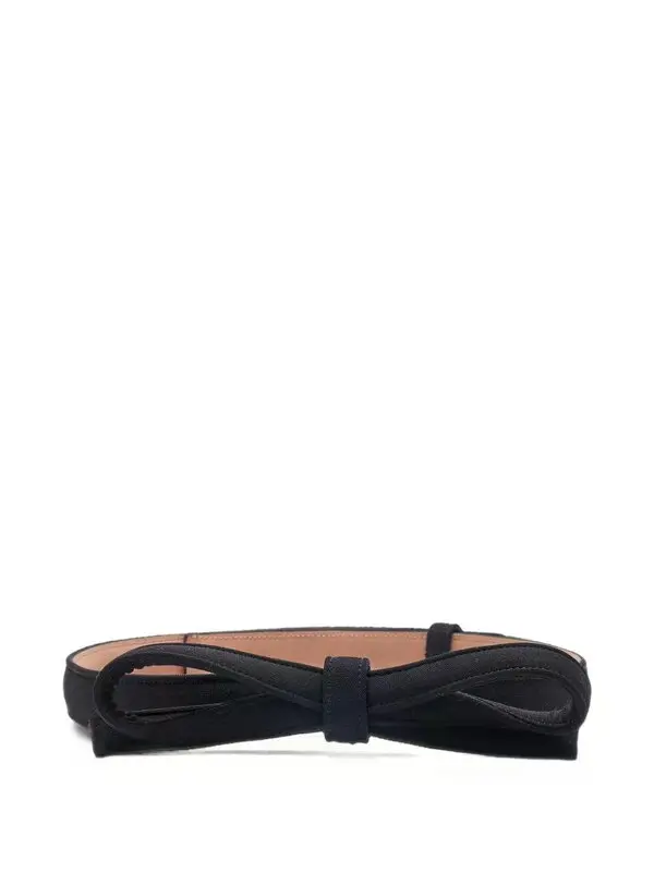 Carolina Herrera Bow-detail Wool Belt