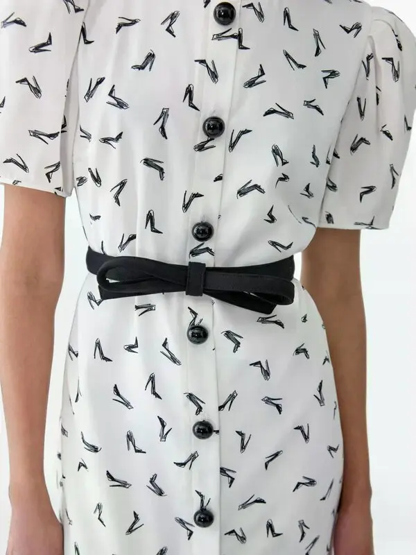 Carolina Herrera Bow-detail Wool Belt