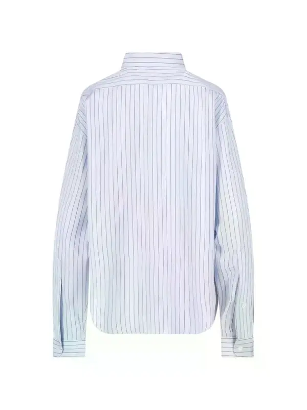 Vaquera Belted Vertical-stripe Shirt
