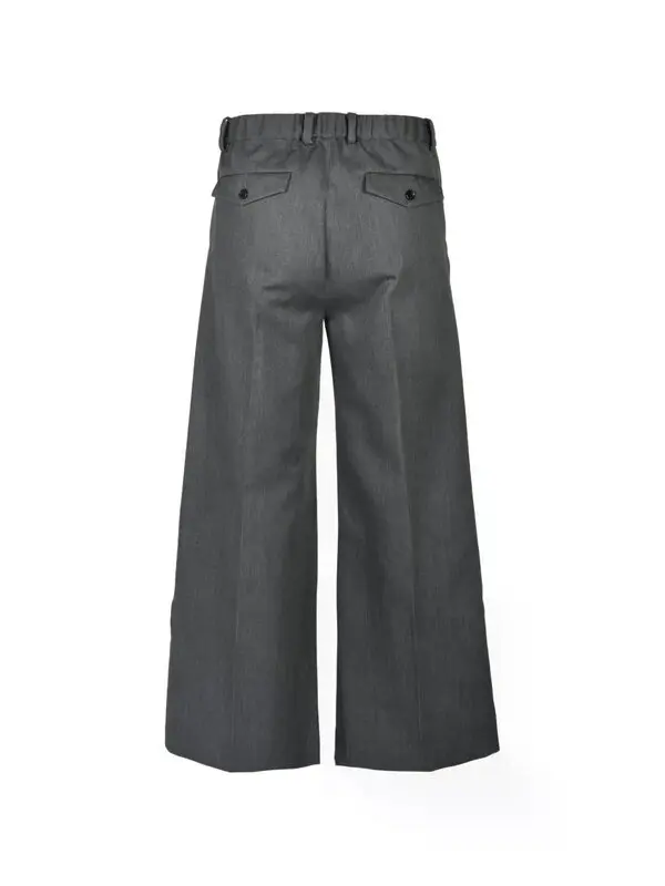 CEDARWOOD Cities' Club Wide-leg Wool Trousers