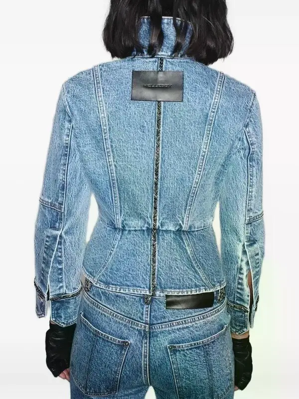Hellessy Kai Braided-trim Denim Jacket