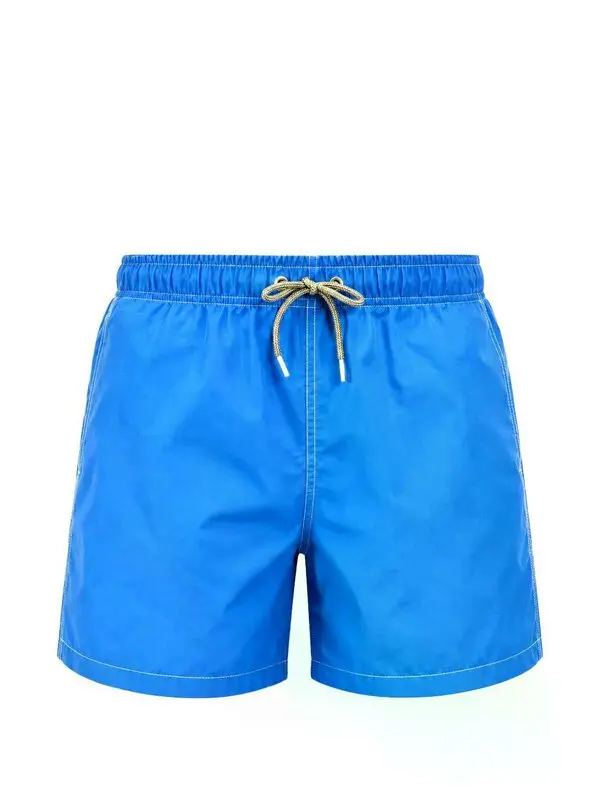 BOARDIES Contrast-stitch Swim Shorts - Blue