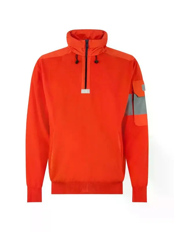 Paul & Shark Quarter-zip Panelled Sweater