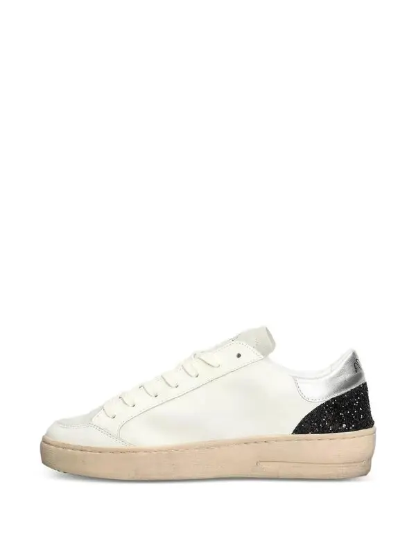 AMA-BRAND Glitter-patch Metallic-trim Sneakers
