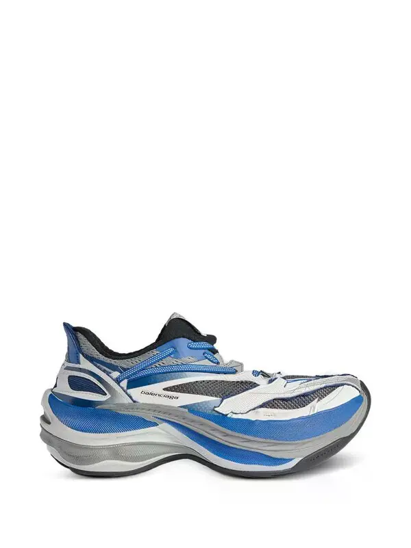 Balenciaga Jet Panelled Sneakers - Blue