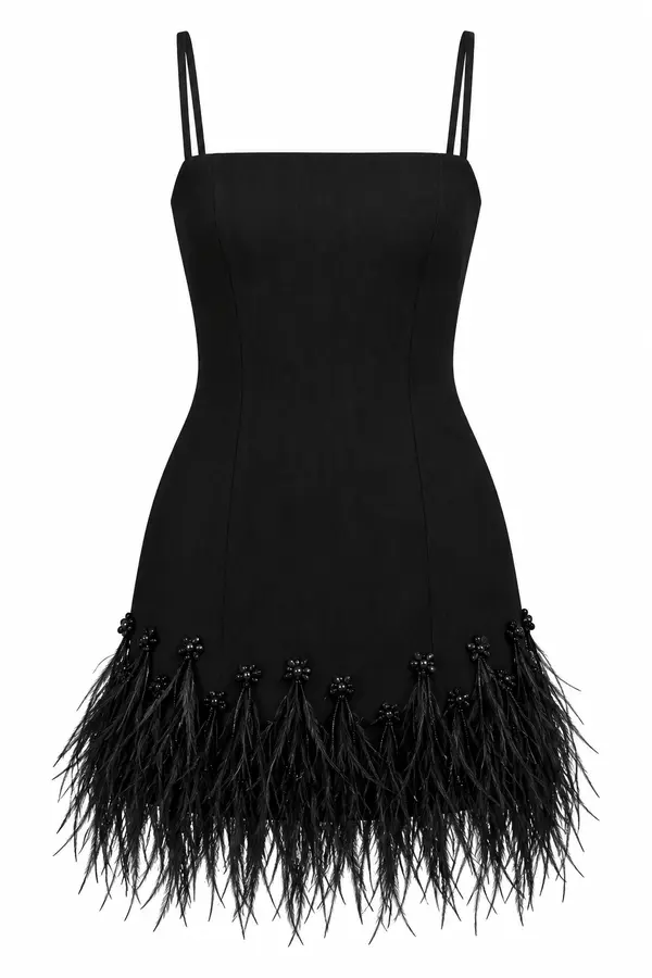 Azeeza Kavin Satin Mini - Black