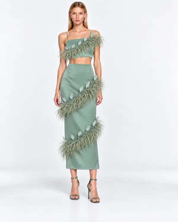 Azeeza Josephine Cdc Skirt - Mint