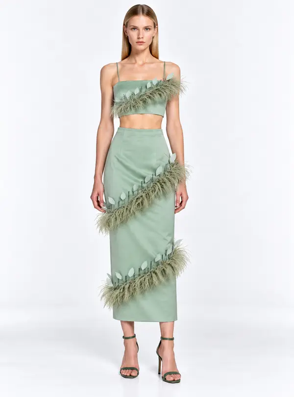 Azeeza Josephine Cdc Skirt - Mint