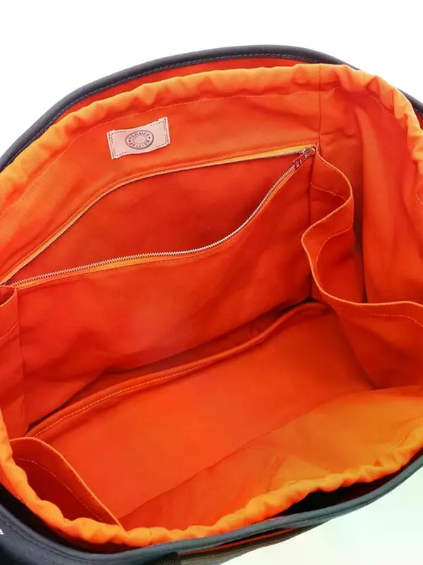 Hermès 2019 Toile Sac De Pansage Grooming Bag Satchel - Blue